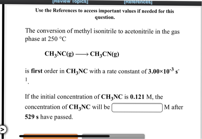 Solved The conversion of methyl isonitrile to acetonitrile | Chegg.com