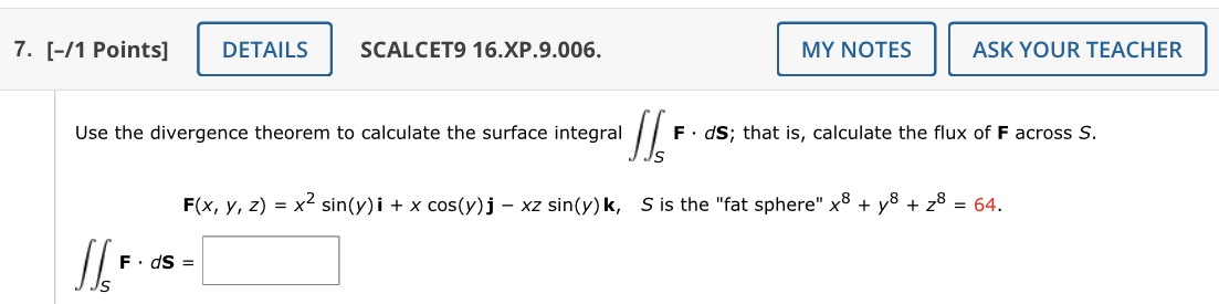 Solved Use the divergence theorem to calculate the surface | Chegg.com