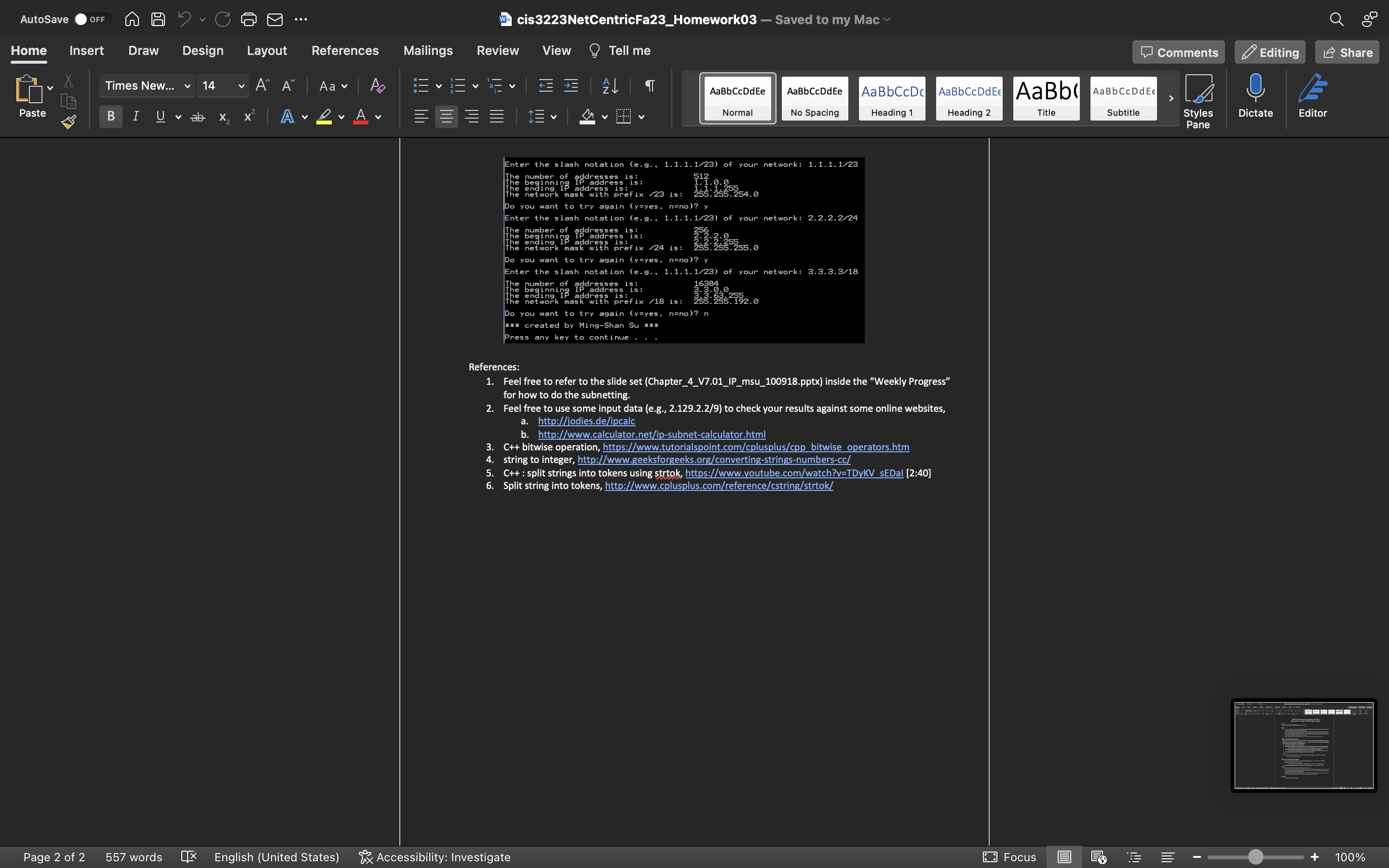 CIS/CS 3223 NetCentric Computing- Fall 2023 Homework | Chegg.com