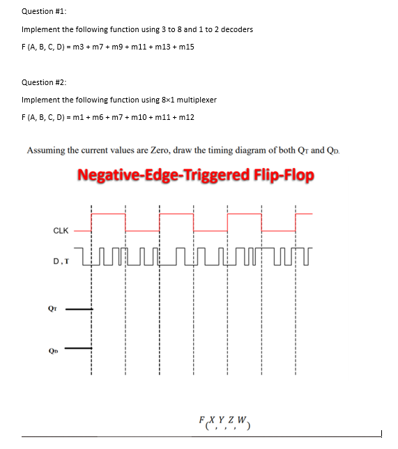 Question #1: Implement the following function using 3 | Chegg.com