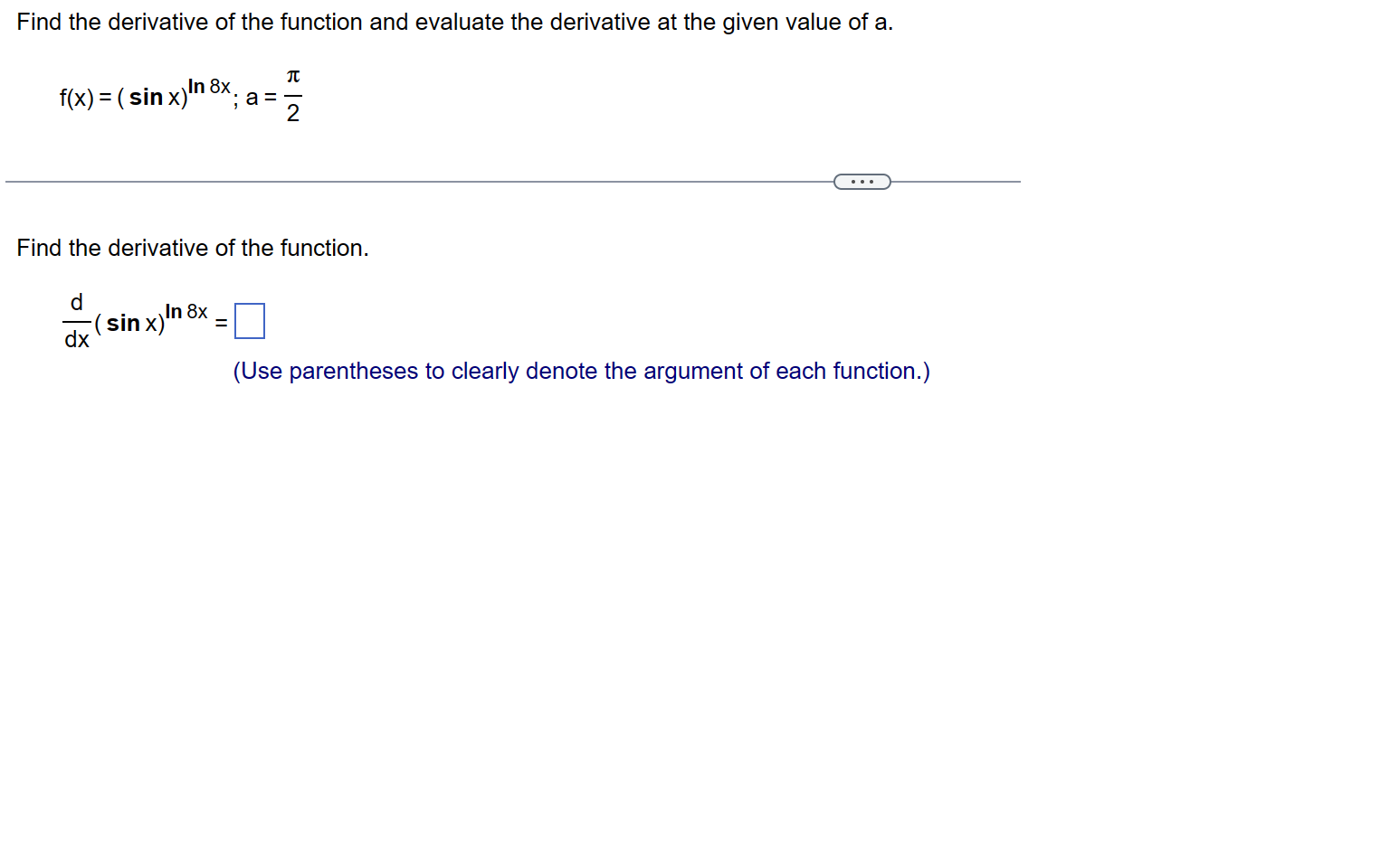 Solved Find the derivative of the function and evaluate the | Chegg.com