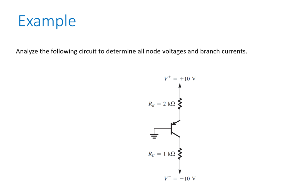 Solved Analyze the following circuit to determine all node | Chegg.com