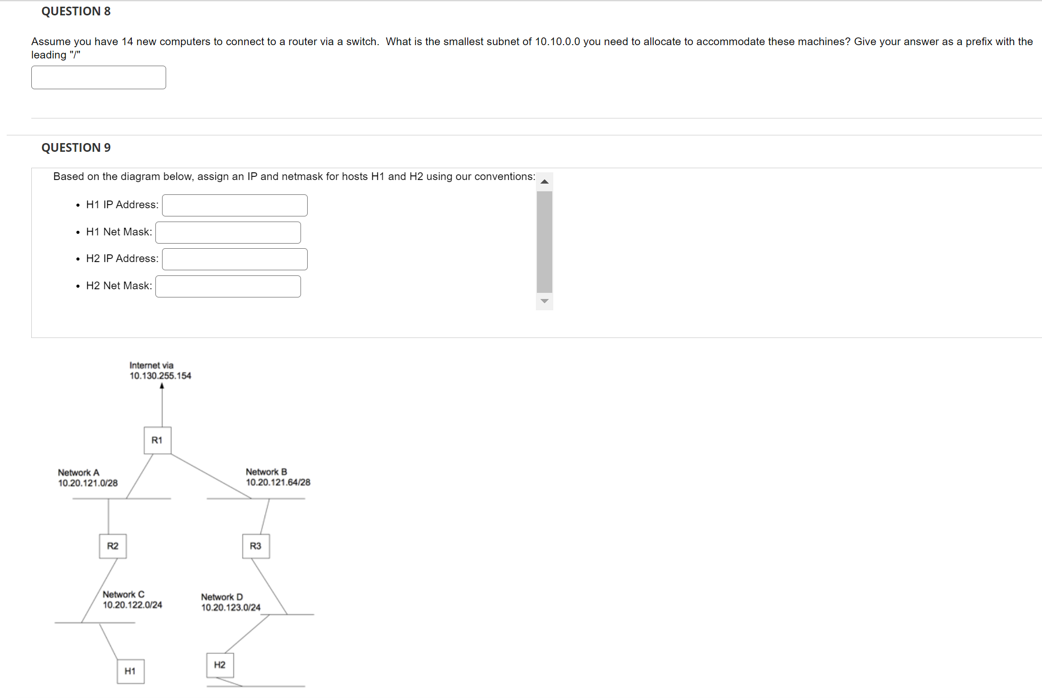 Solved leading "/" QUESTION 9 Based on the diagram below, | Chegg.com