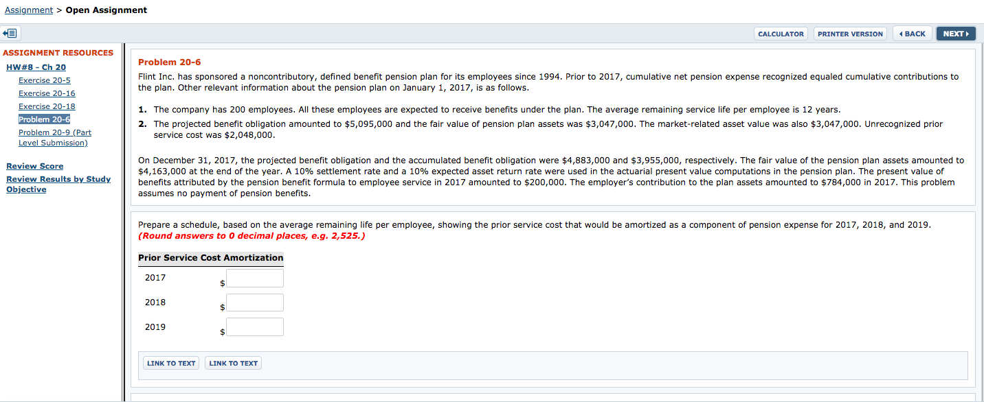Assignment > Open Assignment CALCULATOR PRINTER | Chegg.com