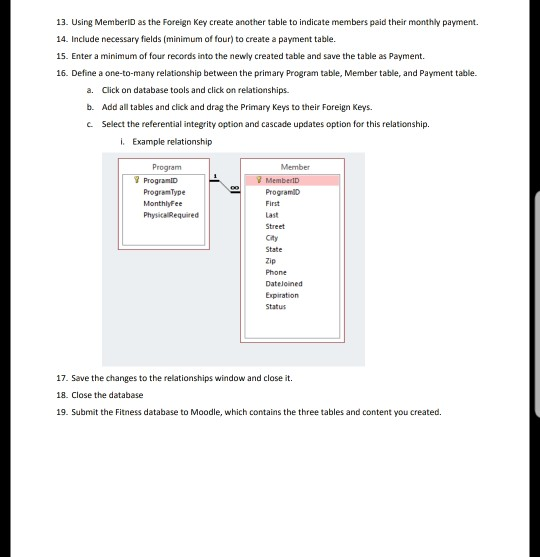 Solved Microsoft Access Assignment Microsoft Access Parrah 
