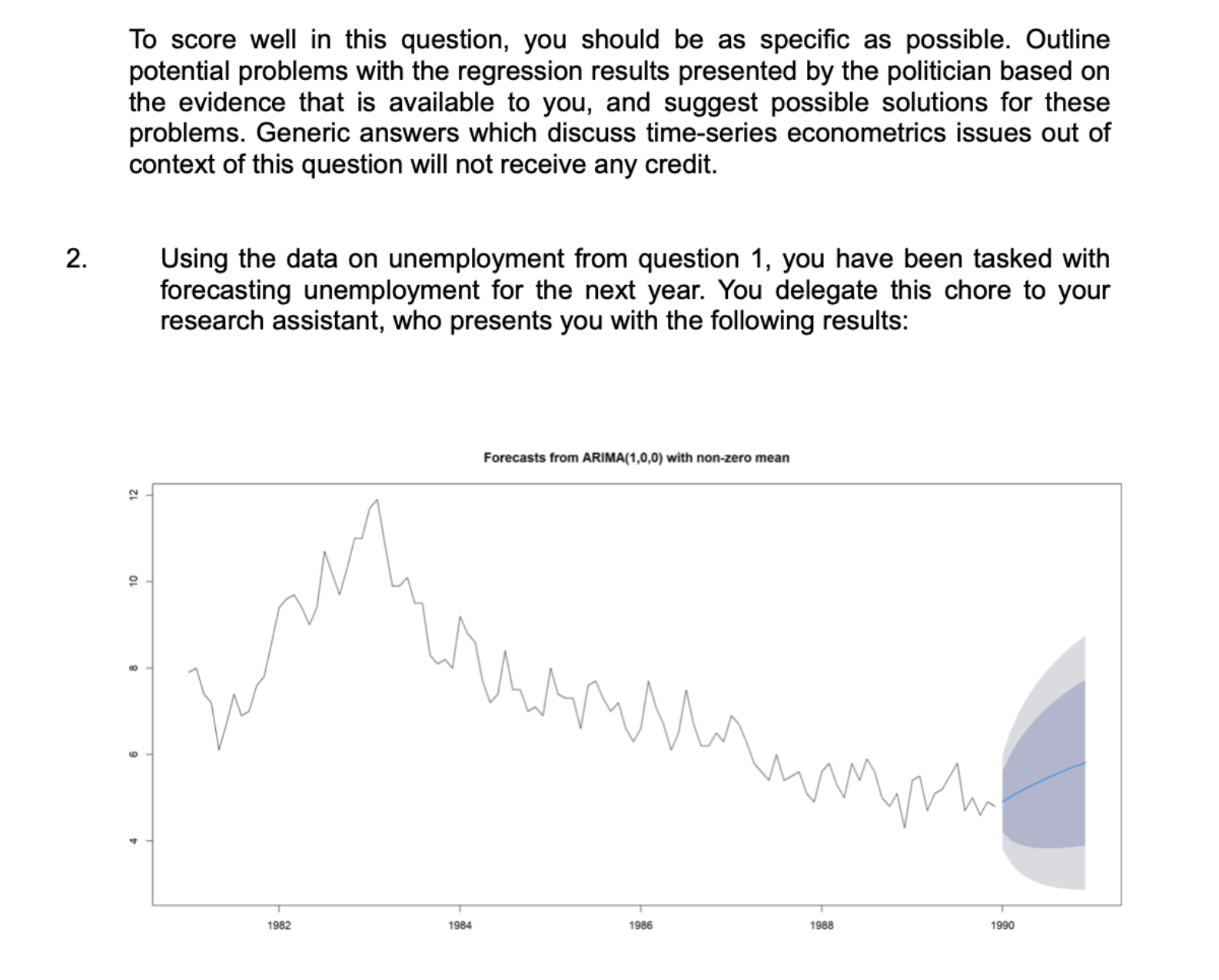 Answer question 2 please I believe last time the | Chegg.com