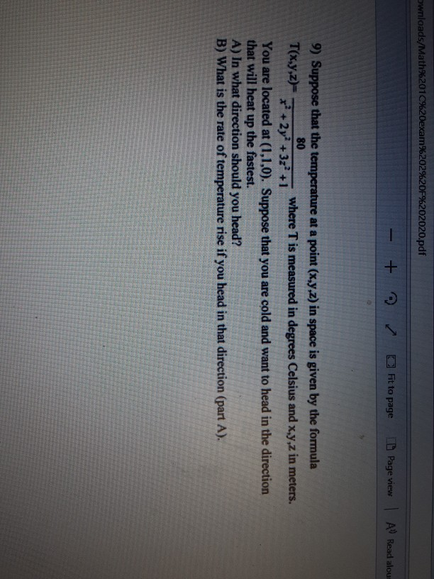 Solved ownloads/Math%201C%20exam%202%20F%202020.pdf + Fit to | Chegg.com