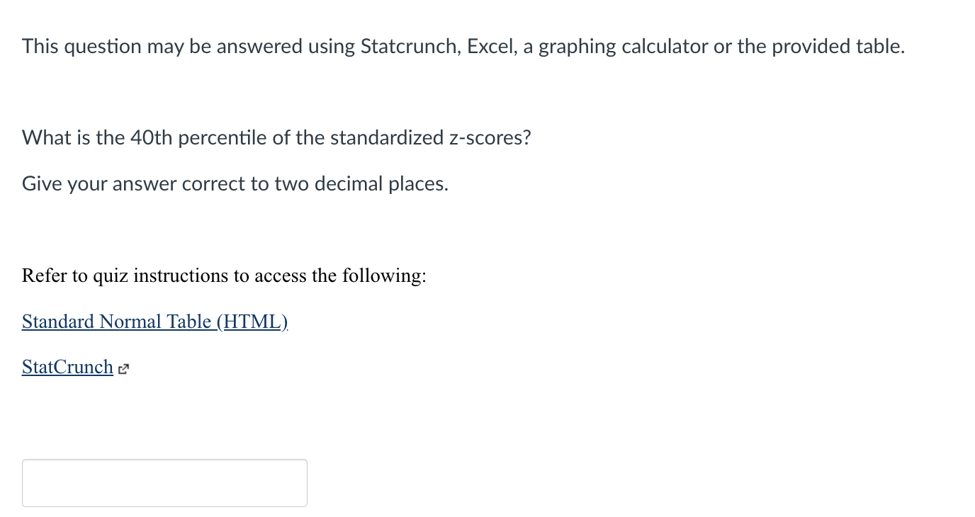 Solved This question may be answered using Statcrunch, | Chegg.com