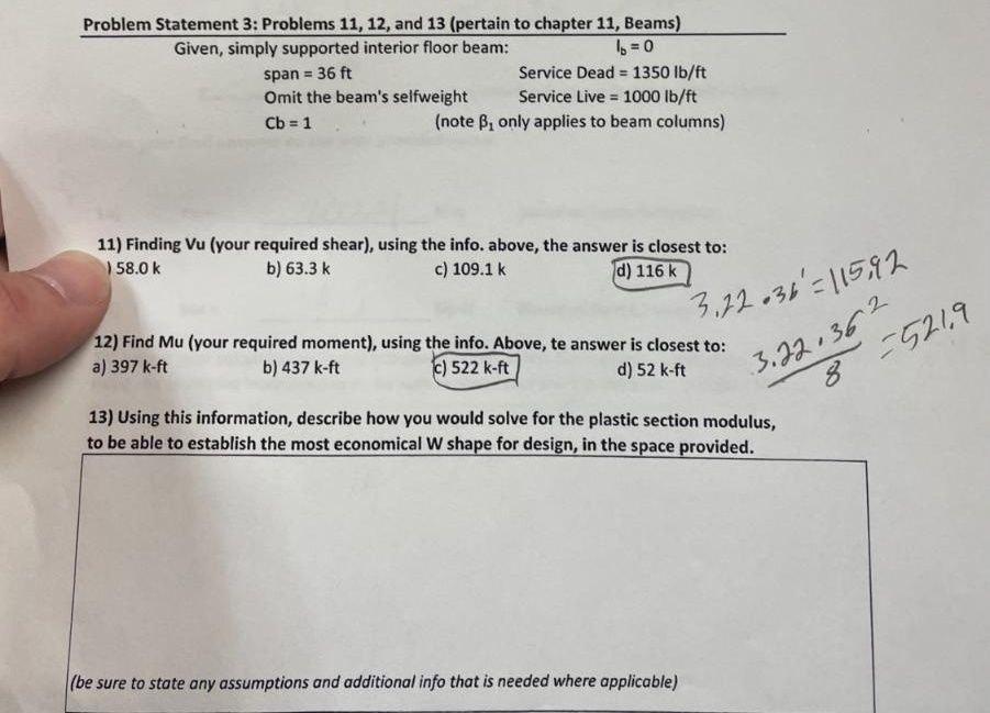 Solved Problem Statement 3: Problems 11, 12, and 13 (pertain | Chegg.com