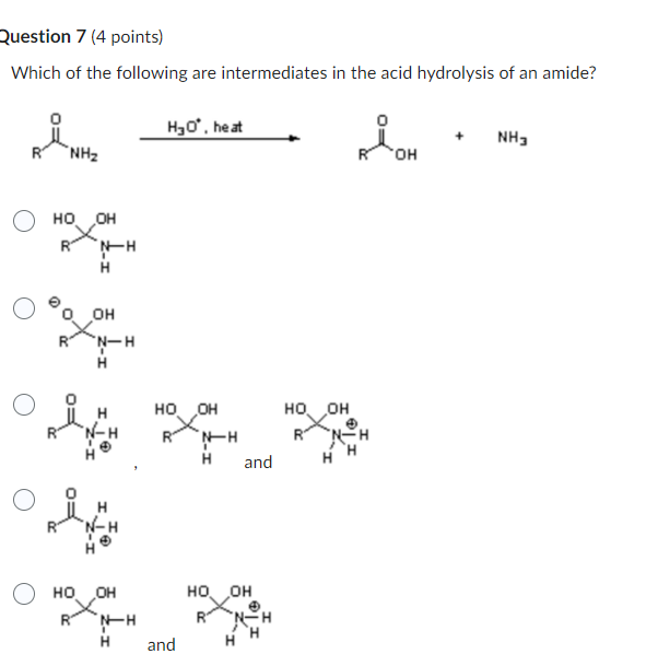 Solved uestion 7 (4 points) Which of the following are | Chegg.com