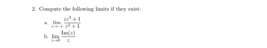 Solved Compute the following limits if ﻿they | Chegg.com