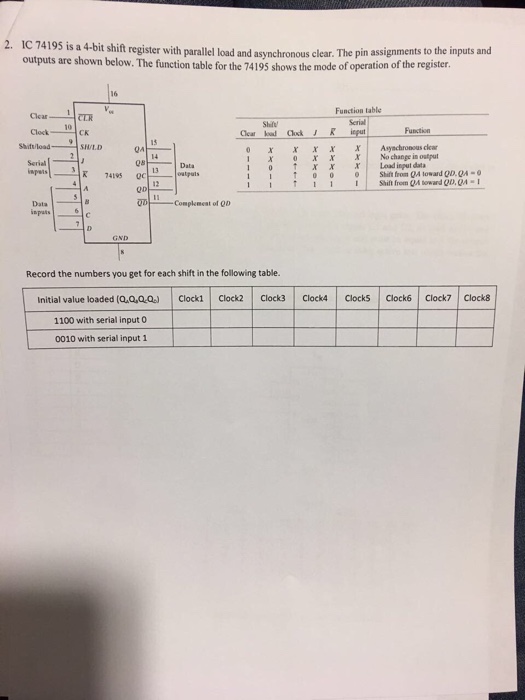 Solved Name IC chips needed: 74155 (decoder 7410G-input | Chegg.com