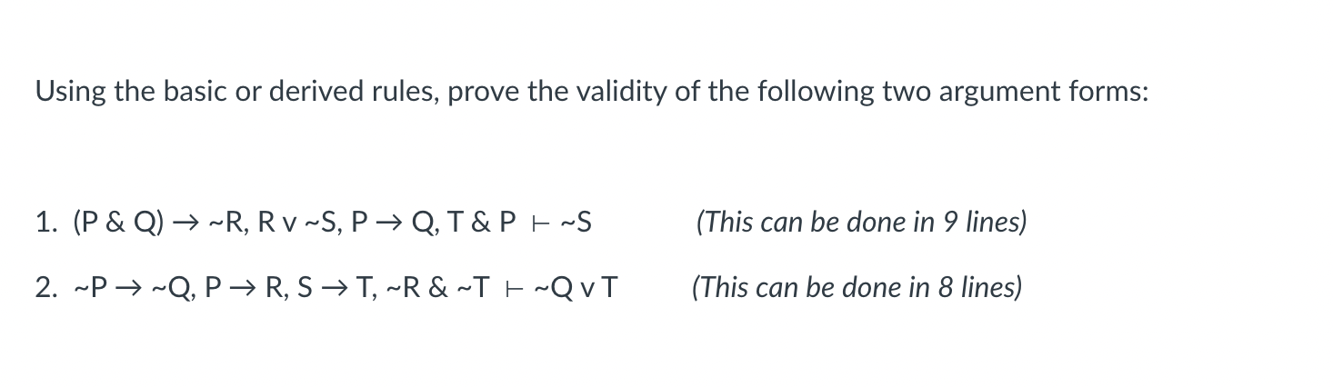 Solved Using the basic or derived rules, prove the validity | Chegg.com