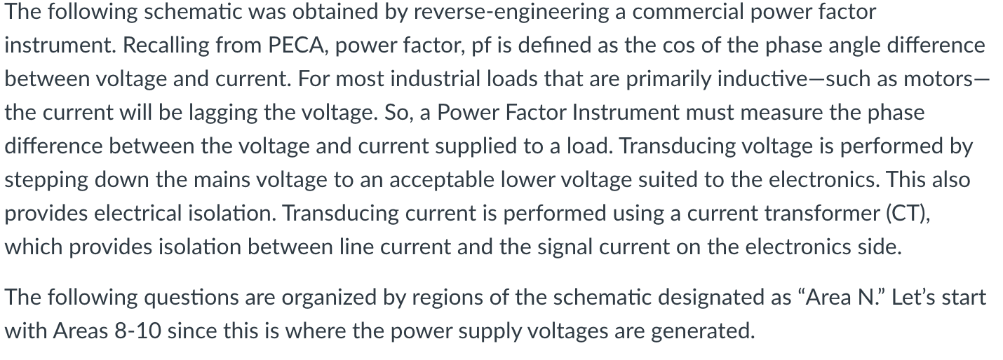 The following schematic was obtained by | Chegg.com