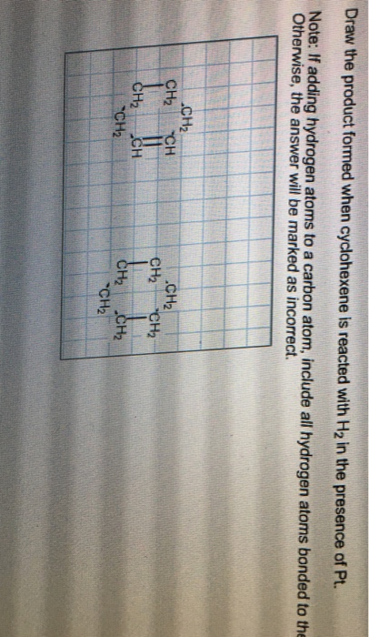 Solved Draw the product formed when cyclohexene is reacted | Chegg.com
