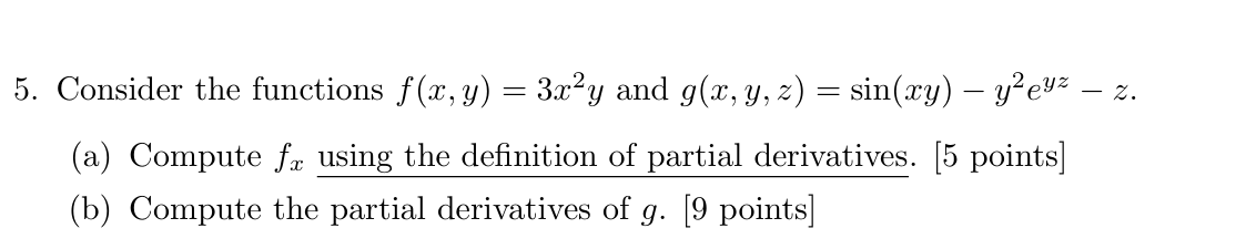 Solved Consider the functions f(x,y)=3x2y ﻿and | Chegg.com