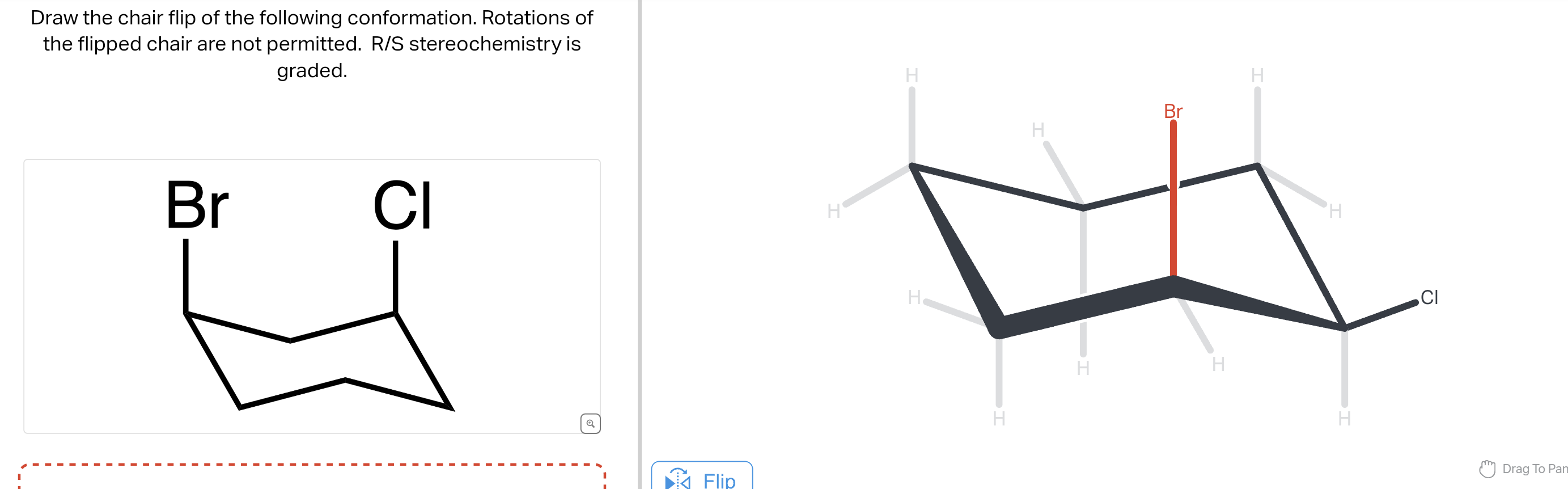 Solved Draw the chair flip of the following conformation. | Chegg.com