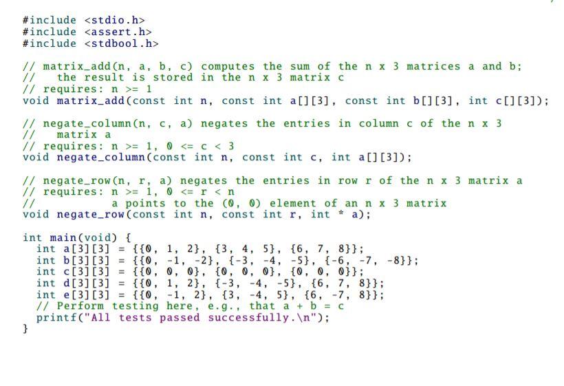 Solved The sum of two matrices of the same size can be | Chegg.com