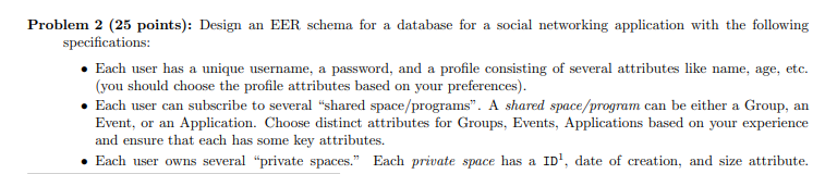 Different kind of private spaces include Message | Chegg.com