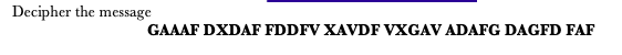 We use an ADFGVX cipher with keyword finish and array | Chegg.com