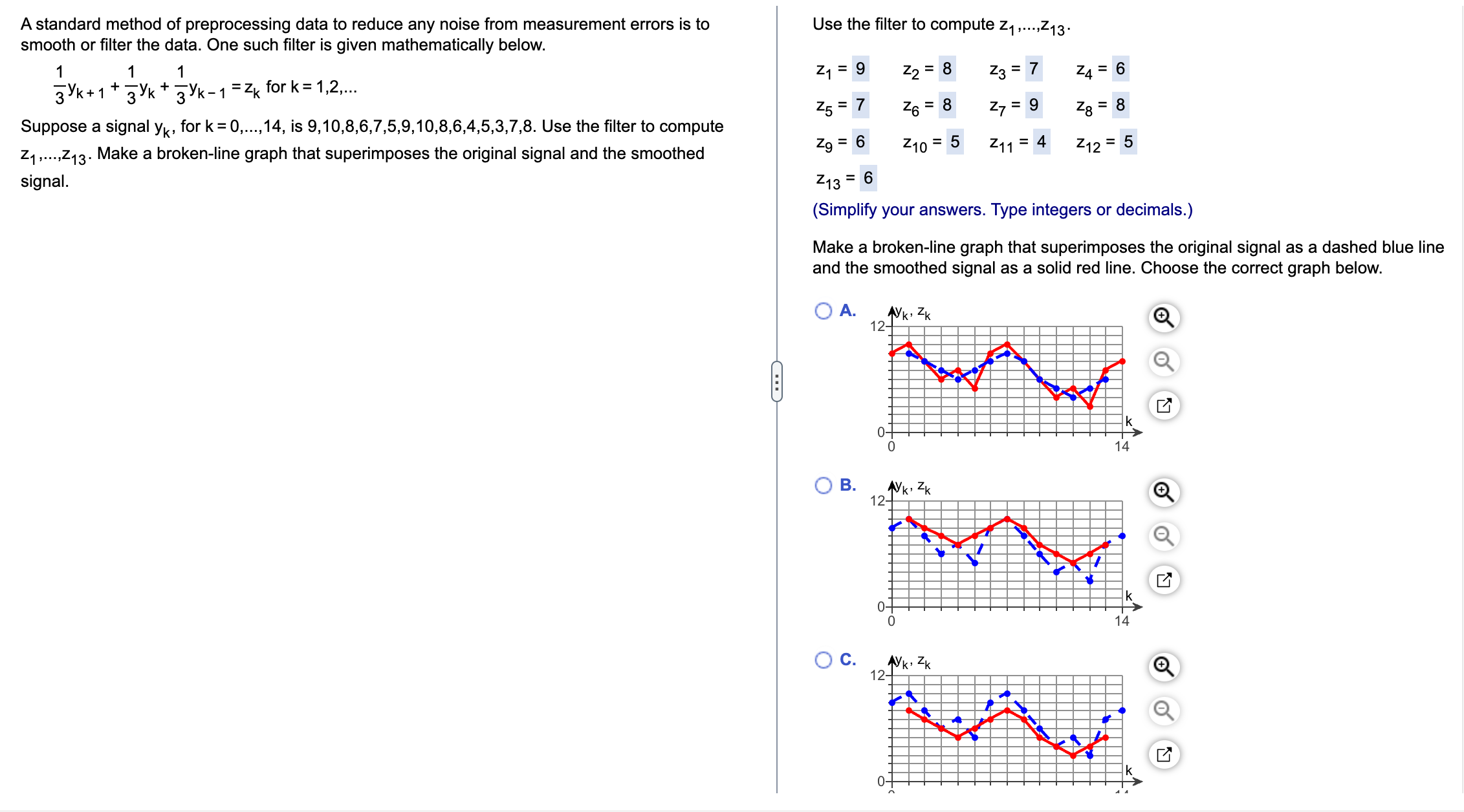 Solved A standard method of preprocessing data to reduce any | Chegg.com