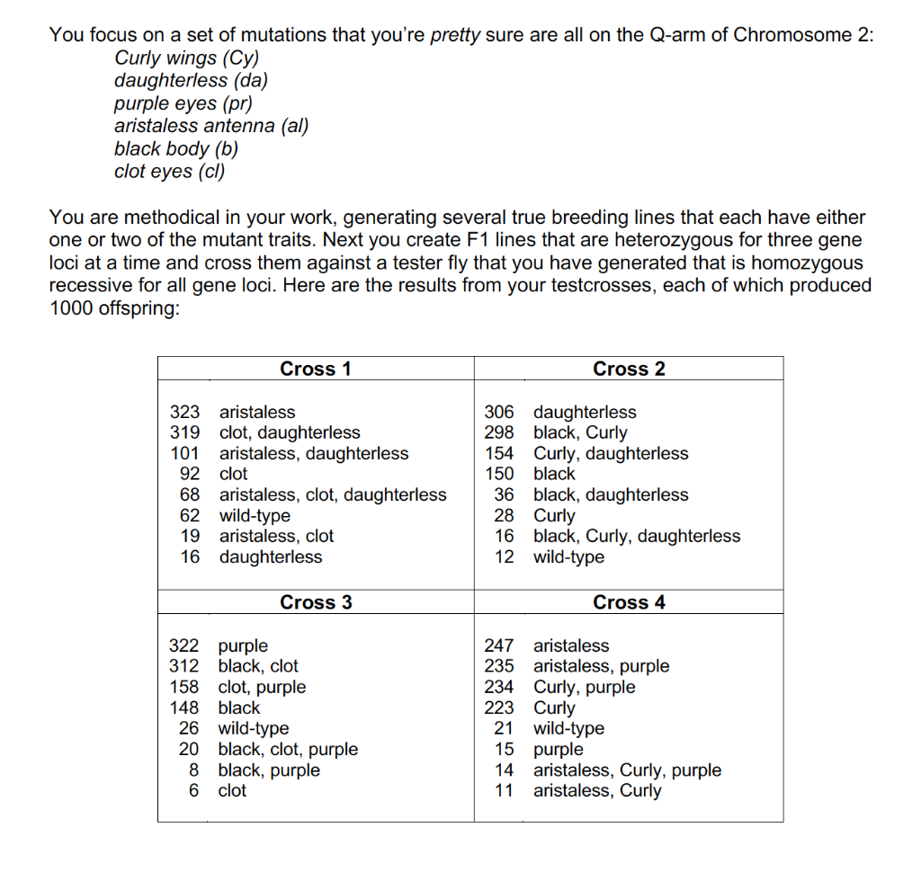 Solved You focus on a set of mutations that you're pretty | Chegg.com