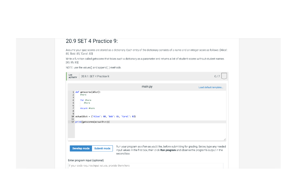 Solved 20.9 SET 4 Practice 9: Assume your quiz scores are | Chegg.com