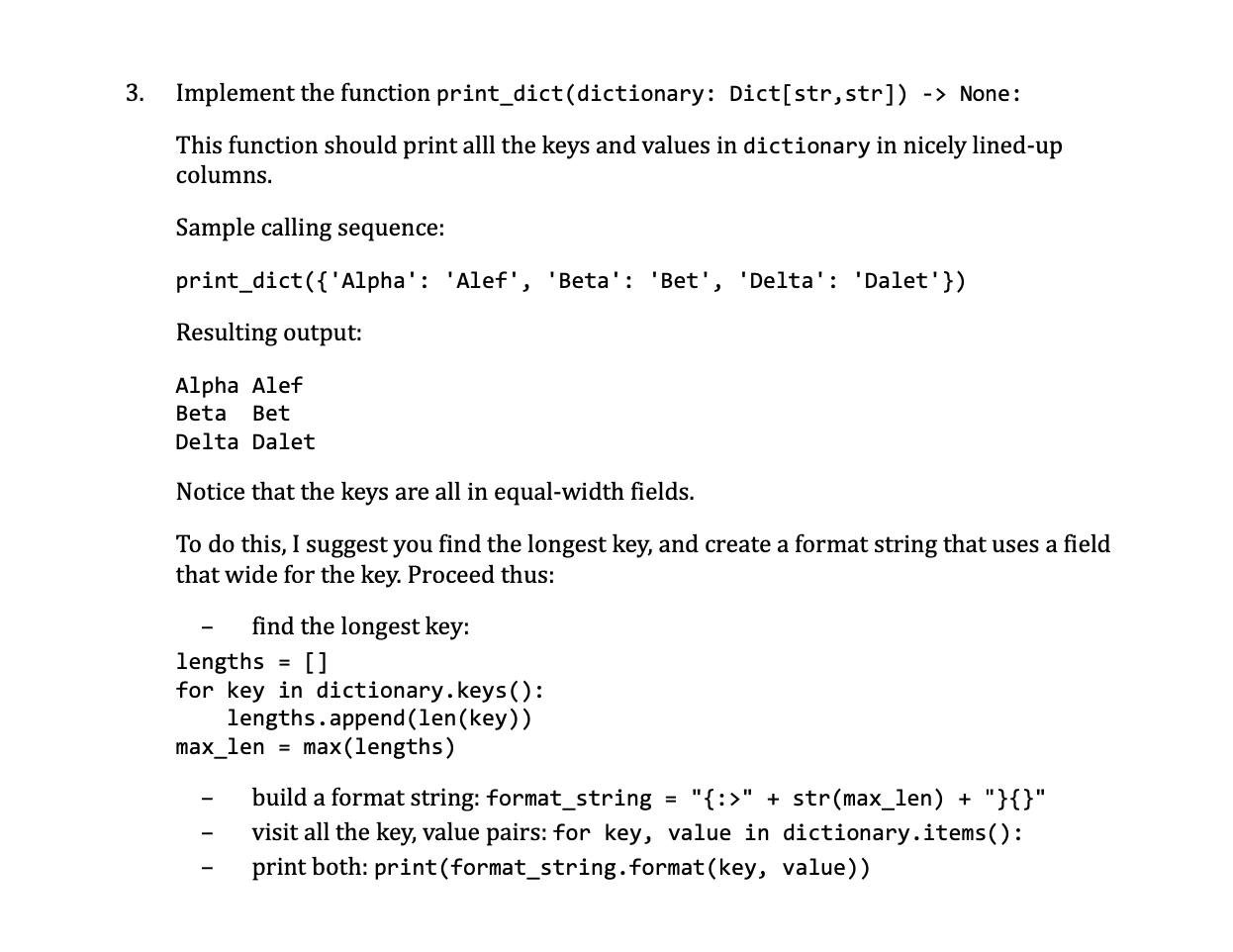 Solved Lab: Dictionaries (2) Matching Dictionaries This lab | Chegg.com