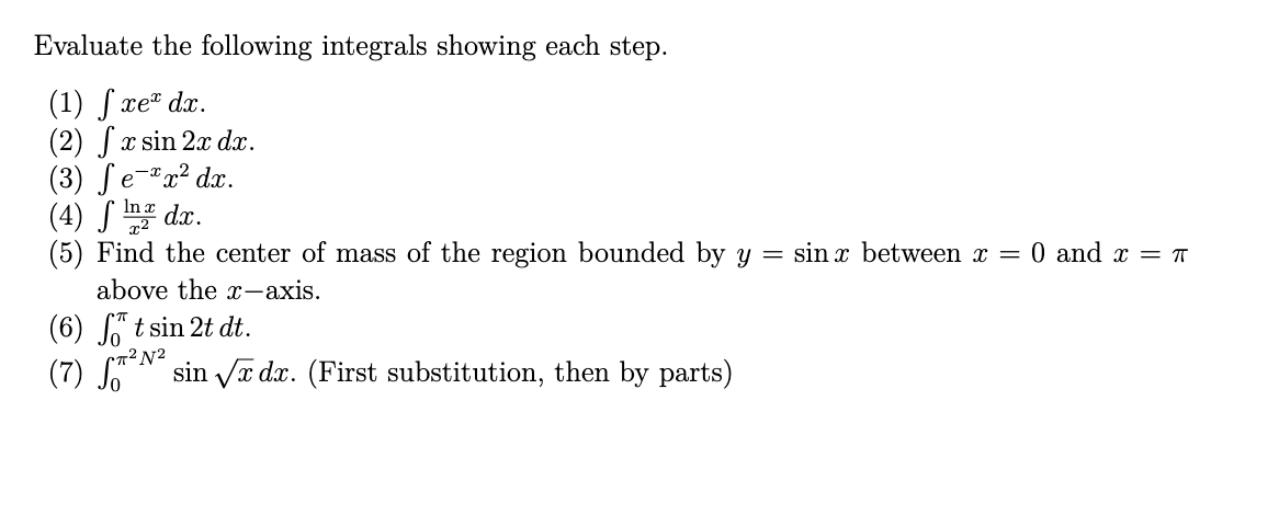 Solved I wanted to double-check questions 2, 3,4 and 7. | Chegg.com