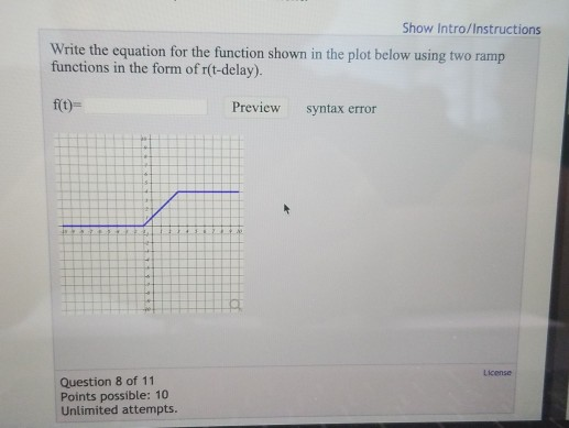 Solved Show Intro/Instructions Write the equation for the | Chegg.com