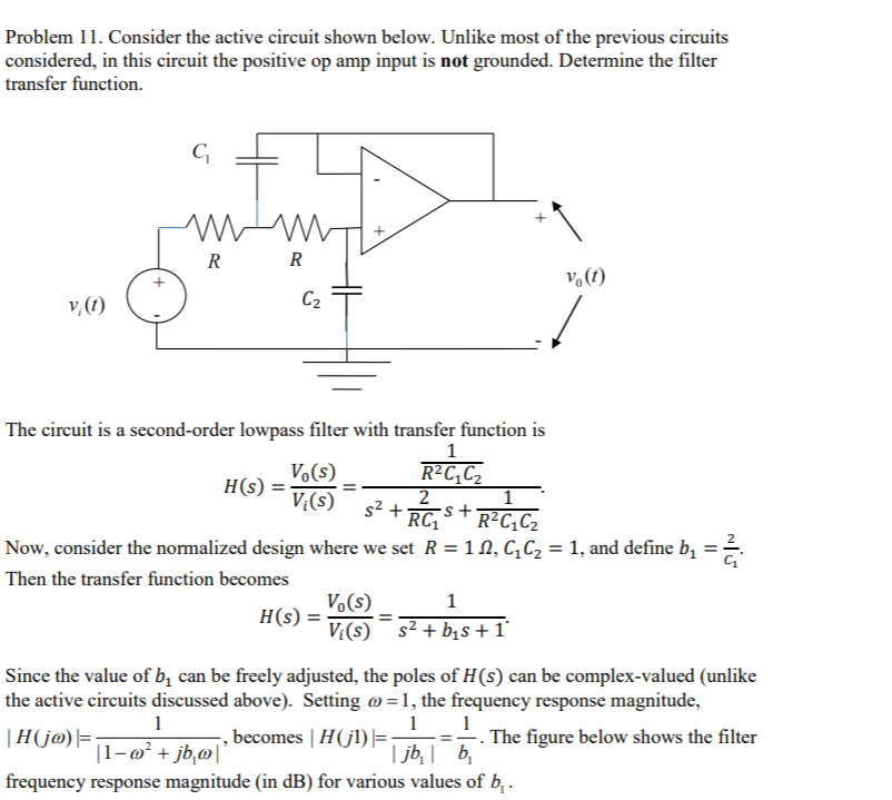Solved 5 Repeat Problem 11 In The Notes But Design For A 