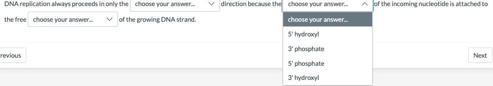 Solved The DNA double helix found in living organisms Select | Chegg.com