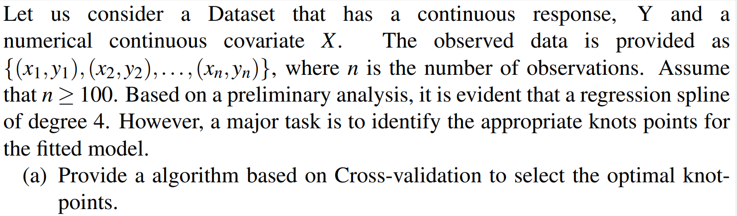 Solved Let us consider a Dataset that has a continuous | Chegg.com