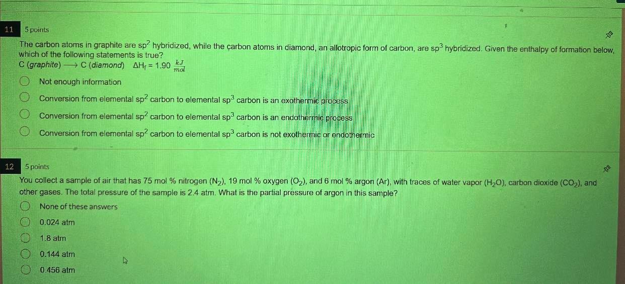 Solved The carbon atoms in graphite are sp2 hybridized, | Chegg.com