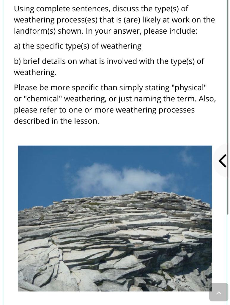 Solved Using complete sentences, discuss the type(s) of | Chegg.com