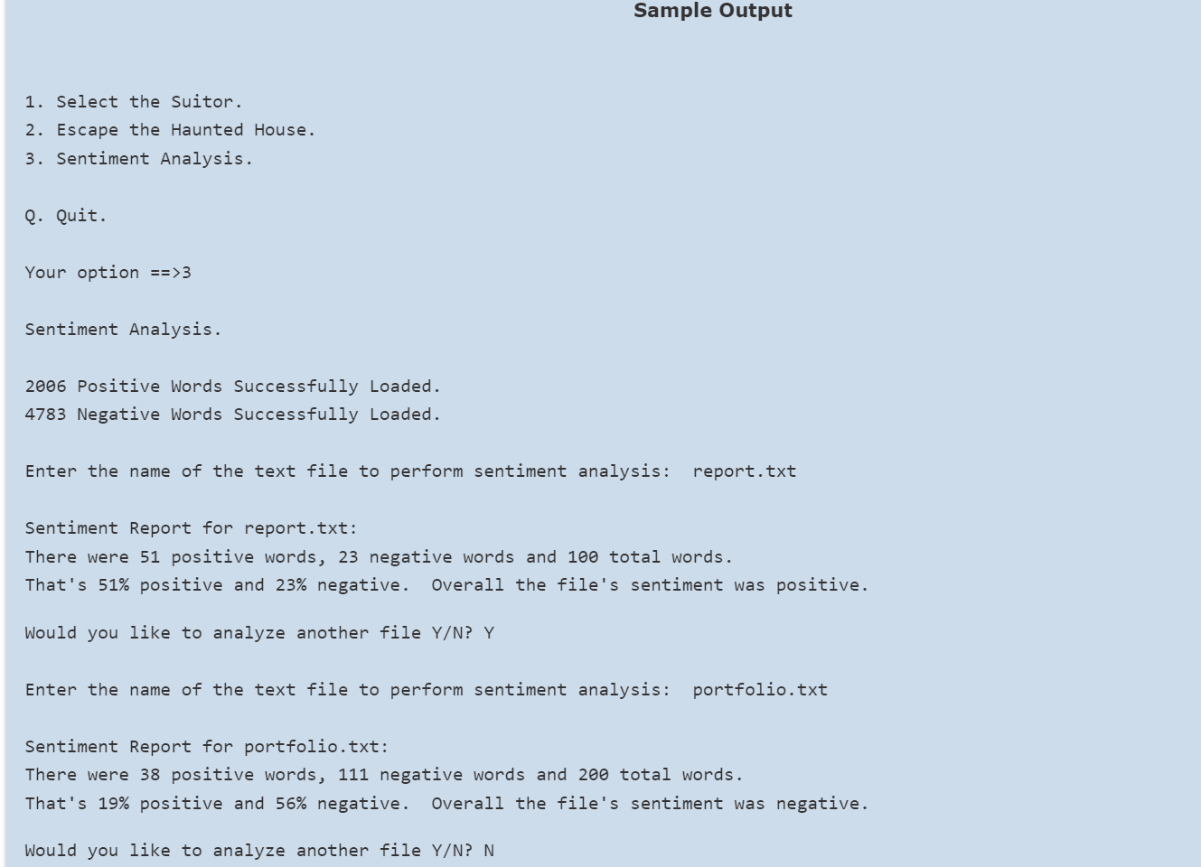 Solved Part 3: Sentiment Analysis Requirements A common | Chegg.com