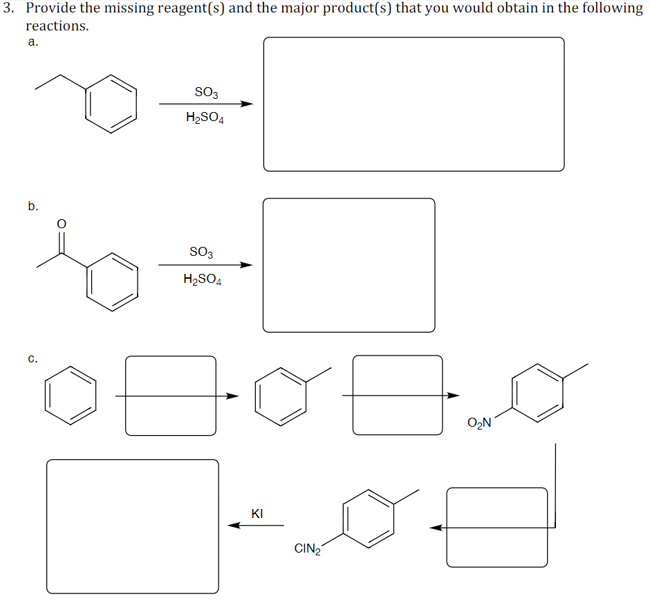 Solved Provide the missing reagent(s) and the major | Chegg.com