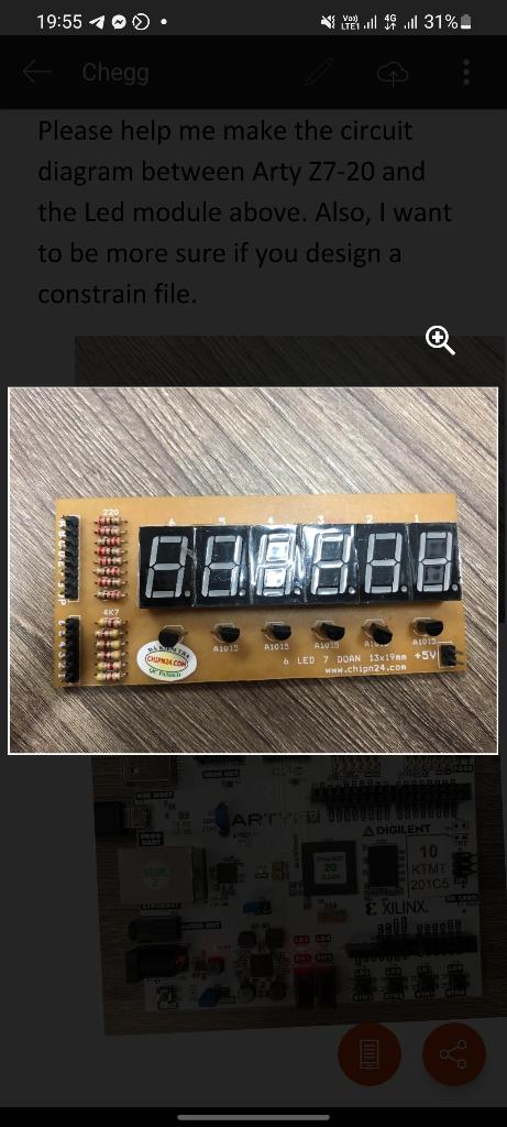 Please help me make the circuit diagram between Arty | Chegg.com