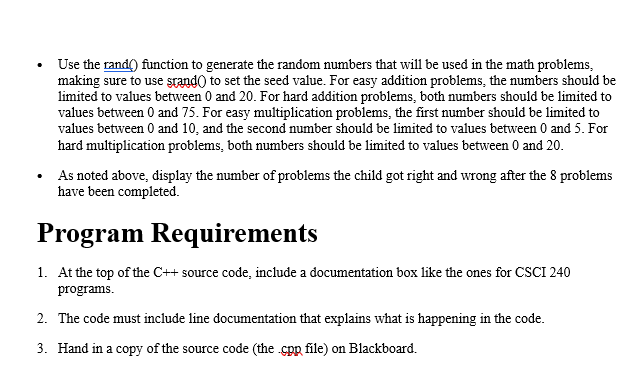 Solved CSCI 297 HP2 -- Project 1 (100 points) Due: Friday, | Chegg.com