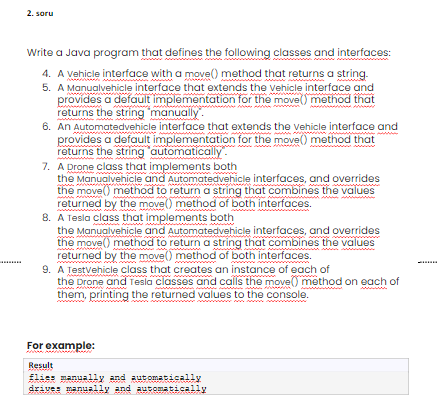 Solved By using Java OOP language please solve the question | Chegg.com