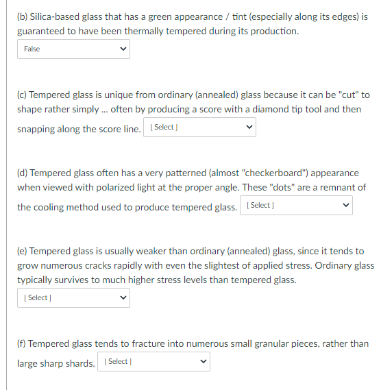 Solved Select True or False For Each Statement Below (a) | Chegg.com
