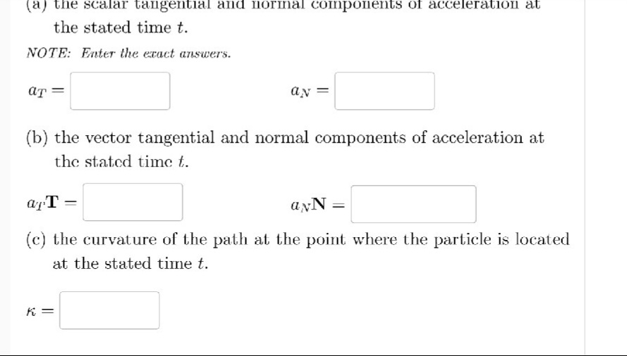 Solved Theorem: If a particle moves along a smooth curve C | Chegg.com