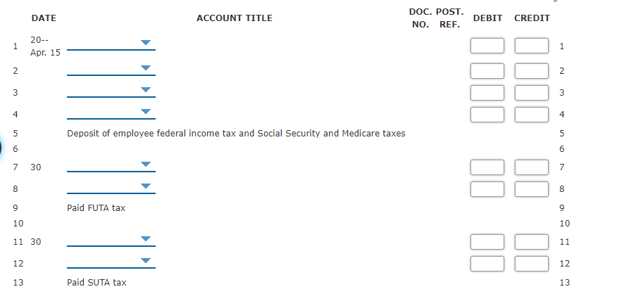 Solved Journal Entries for Payment of Employer Payroll Taxes | Chegg.com