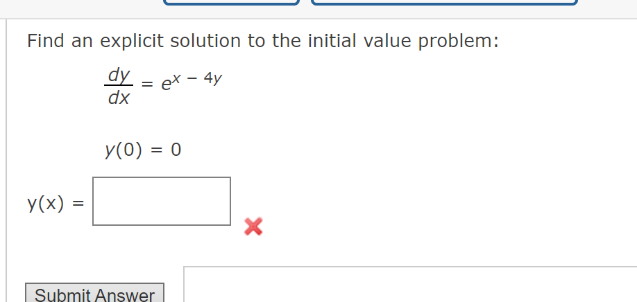 Solved Find an explicit solution to the initial value | Chegg.com