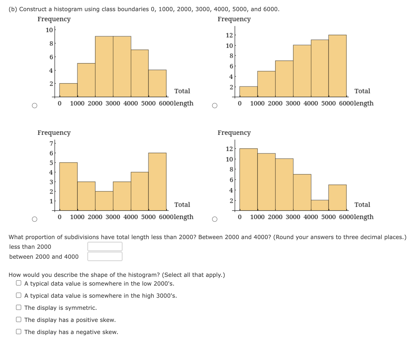Solved (b) Construct a histogram using class boundaries 0, | Chegg.com Solved (b) Construct a histogram using class boundaries 0, | Chegg.com