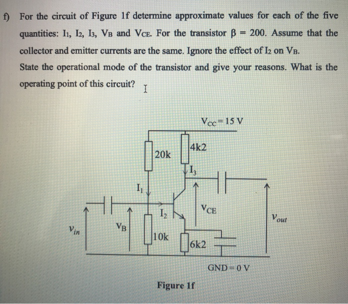 Solved A common source amplifier circuit based on a single | Chegg.com