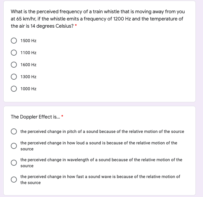 Solved What is the perceived frequency of a train whistle | Chegg.com