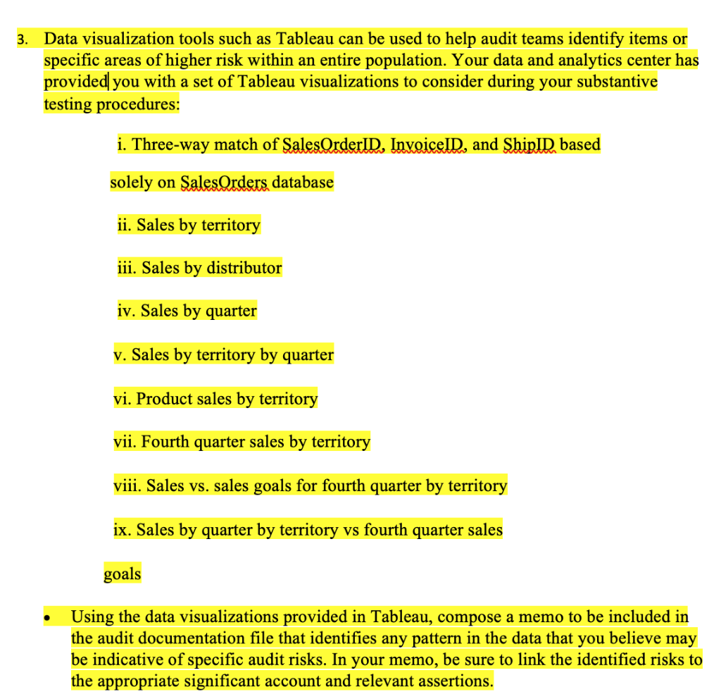 Solved 3. Data visualization tools such as Tableau can be | Chegg.com