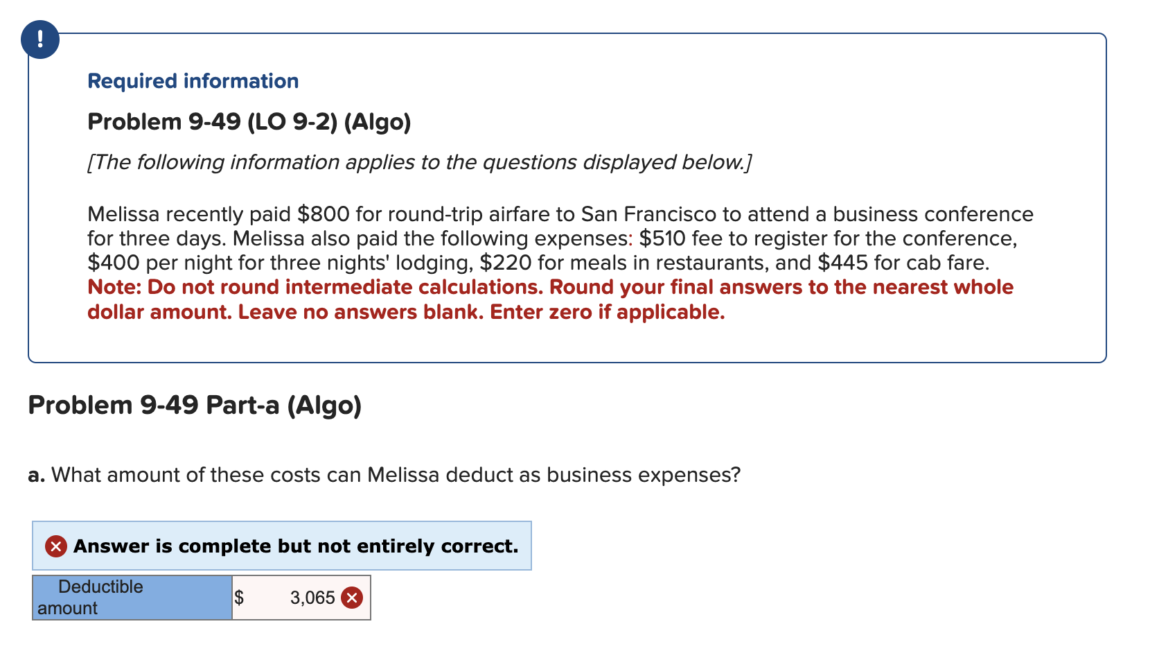 Problem 9-49 (LO 9-2) (Algo) [The following | Chegg.com