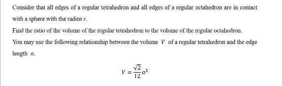 Solved Consider that all edges of a regular tetrahedron and | Chegg.com